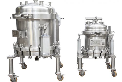 Static Filter for batch filtration using only pressure or vacuum