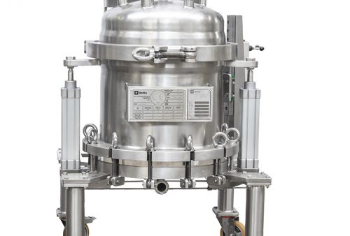 Static Filter for batch filtration using only pressure or vacuum