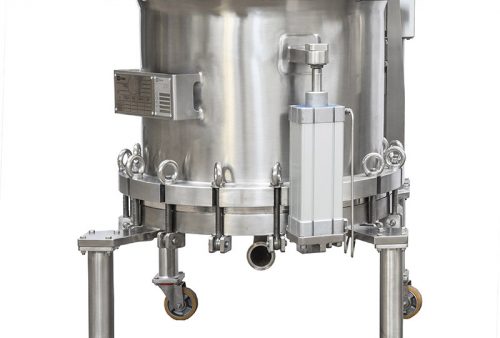 Static Filter for batch filtration using only pressure or vacuum