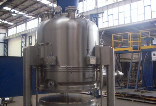 Vertical Vacuum Dryer (or Agitated Vacuum Pan Dryer)